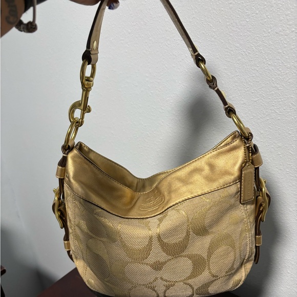Coach | Bags | Coach Metallic Bag | Poshmark